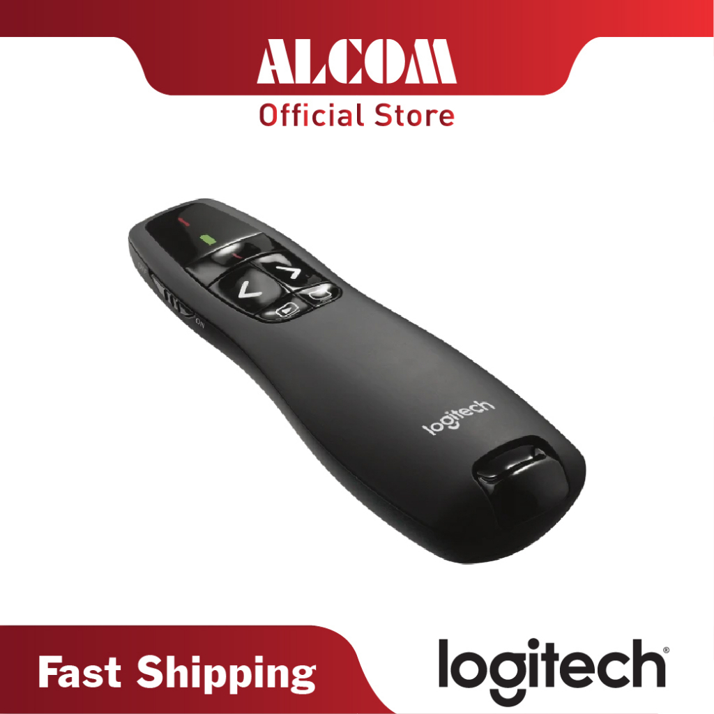 LOGITECH R400 Laser Presentation Remote with Red Laser Pointer, Plug ...