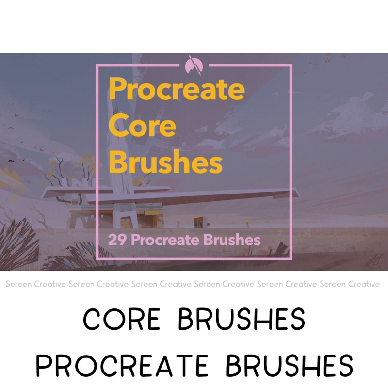P396 Core Brushes for Procreate (Mimic photoshop painting) | Shopee ...