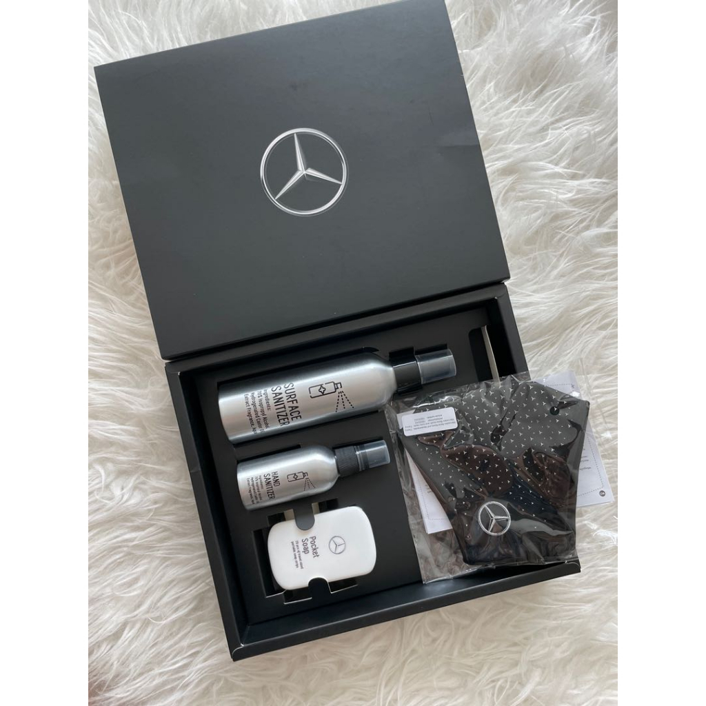 OFFICIAL MERCEDES-BENZ FACE MASK & SANITIZER KIT | Shopee Malaysia