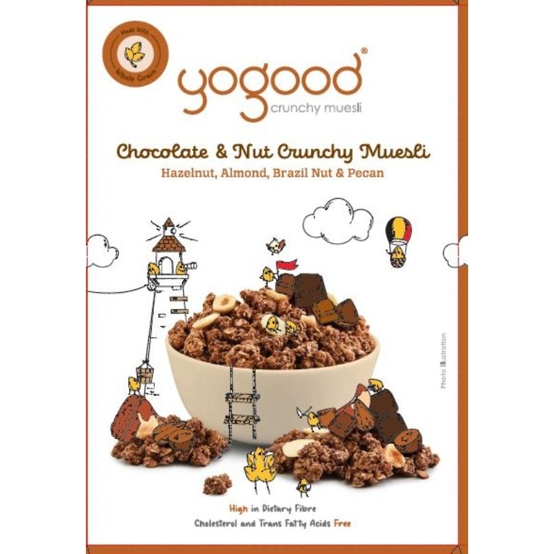 Yogood Chocolate & Nut Crunchy Muesli 320g Dec 25 | Shopee Malaysia