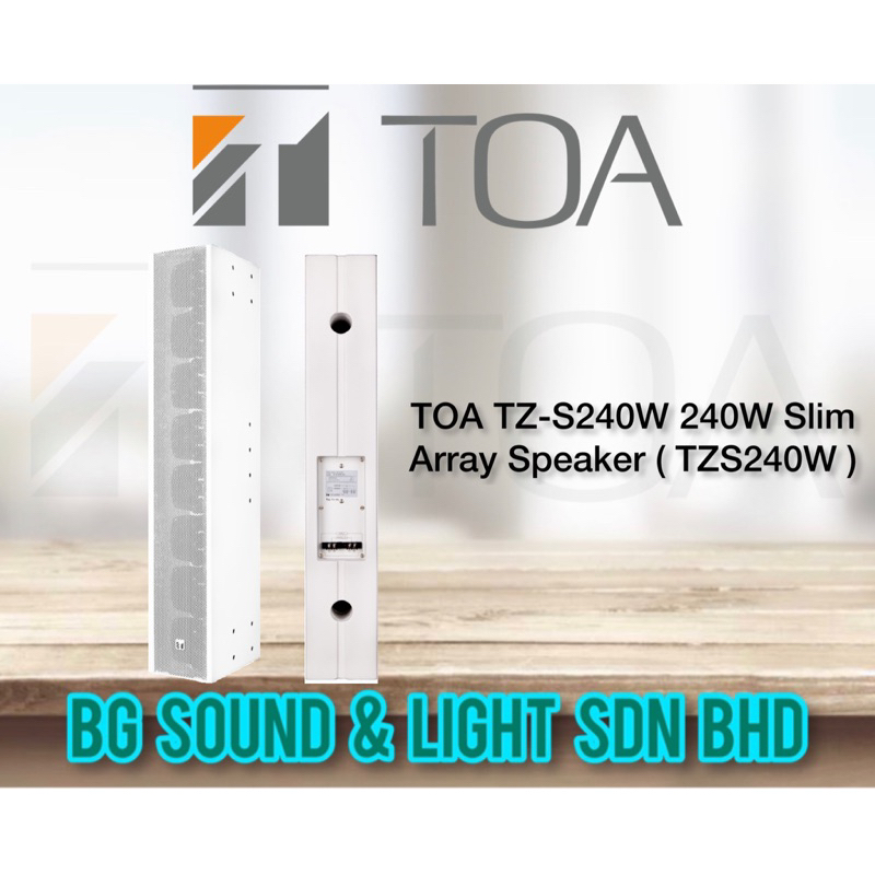 TOA TZ-S240W 240W Slim Array Speaker ( TZS240W ) | Shopee Malaysia