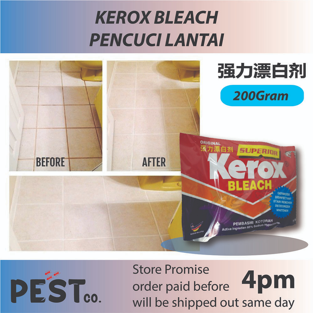 200G Kerox Bleach Powder for Floor Cleaning / Pencuci lantai Heavy ...
