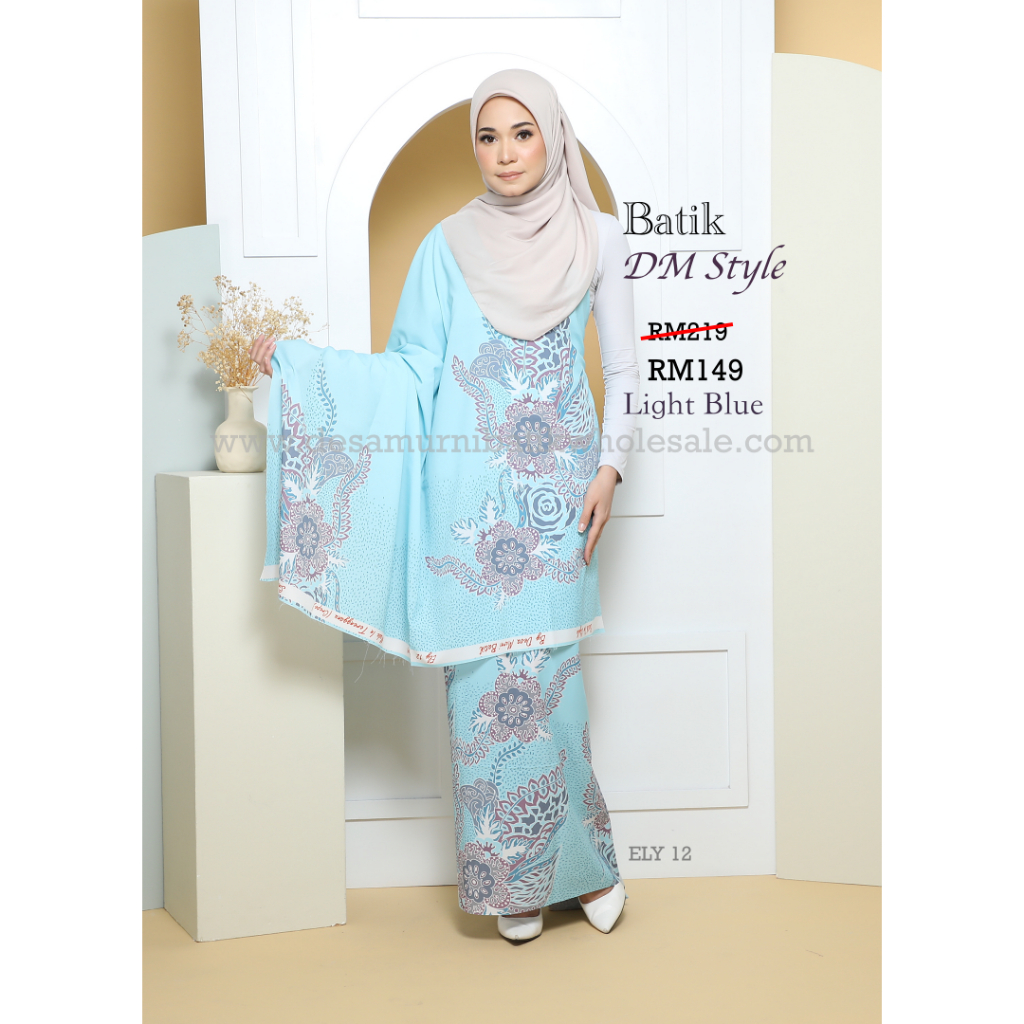 DESA MURNI BATIK - BATIK DM STYLE (ELY) 🔥🔥🔥 | Shopee Malaysia