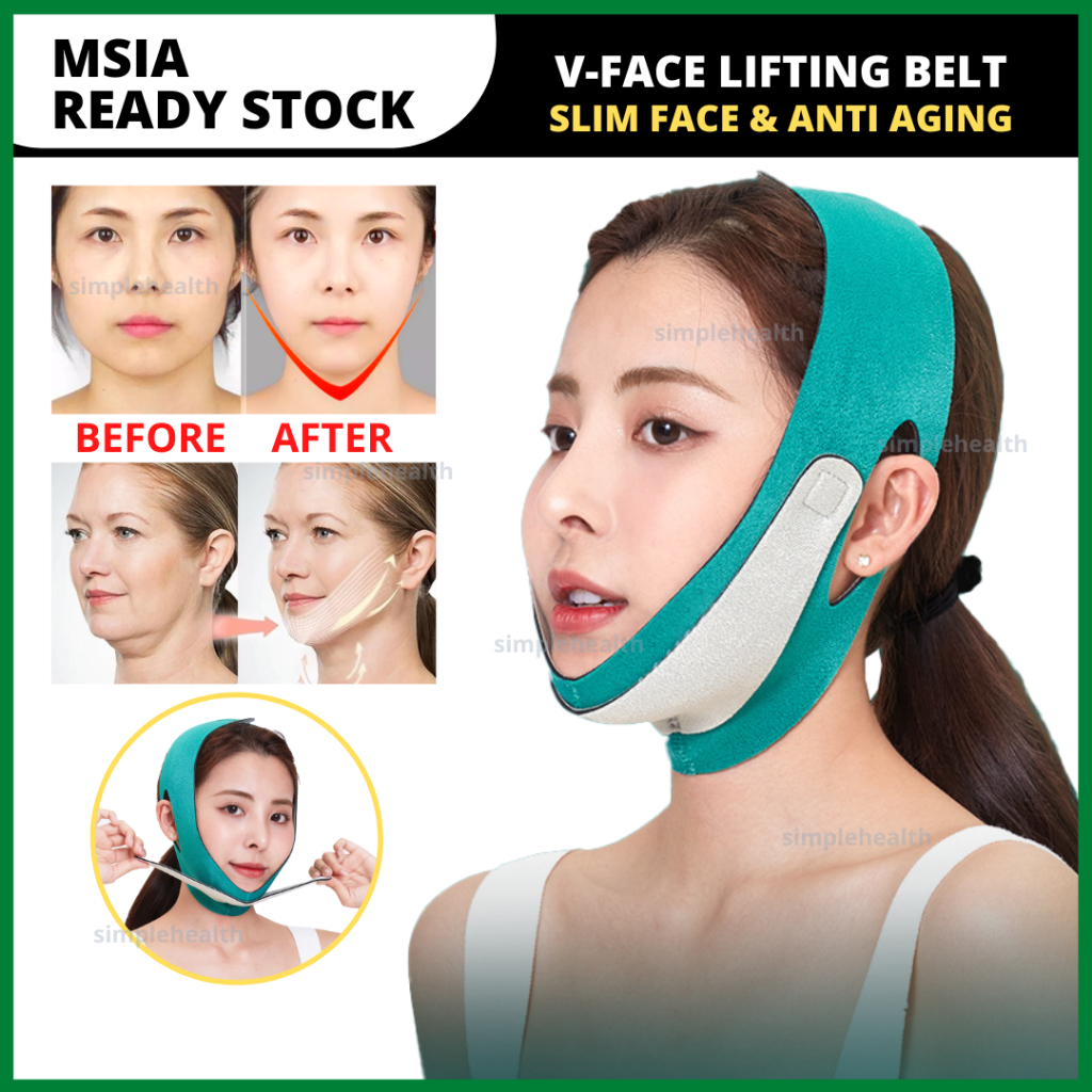 V Shape Face Lift Slim Belt Bandage Kurus Muka Anti Aging Wrinkles ...