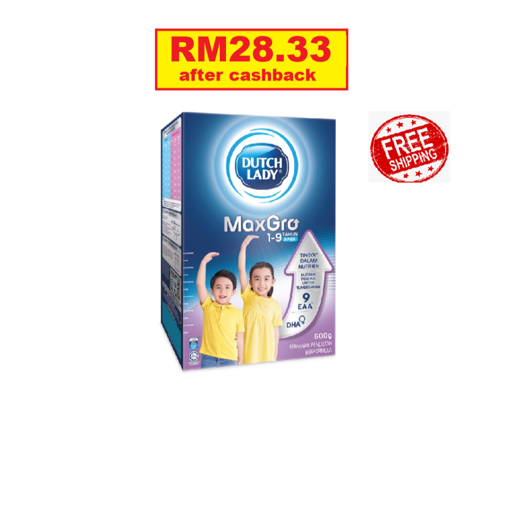 129[RM30.49 after cashback] Dutch Lady MaxGro 600g (EXP 02/2026 ...