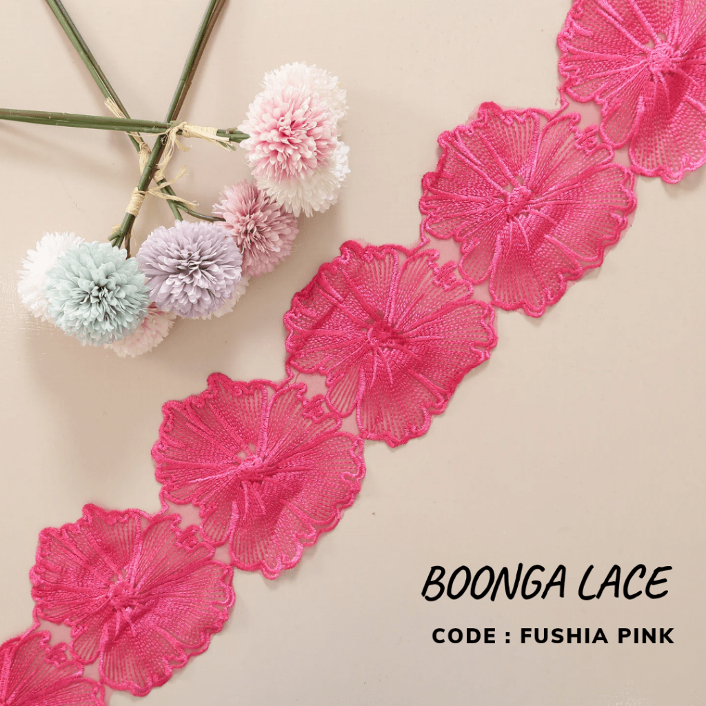 BOONGA BORDER LACE SULAM SIMPLE KEMAS TINGGI MANIK CANTIK SESUAI UNTUK ...