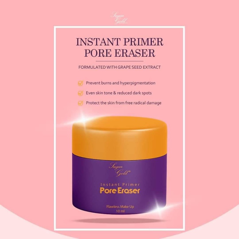 SUGAR GOLD PORE ERASER PRIMER | Shopee Malaysia