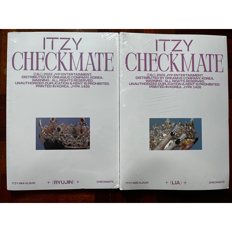 SEALED NEW READYSTOCK ITZY CHECKMATE ALBUM RYUJIN LIA | Shopee Malaysia