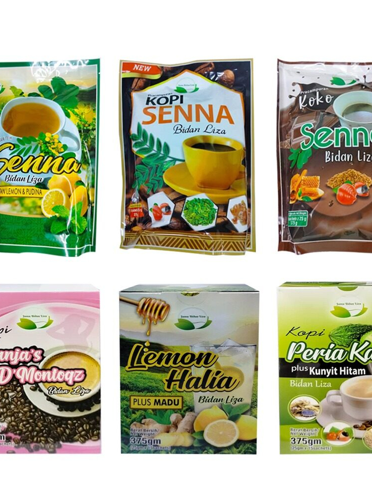 kopi senna bidan liza - teh senna - vanilalatte senna - koko senna ...