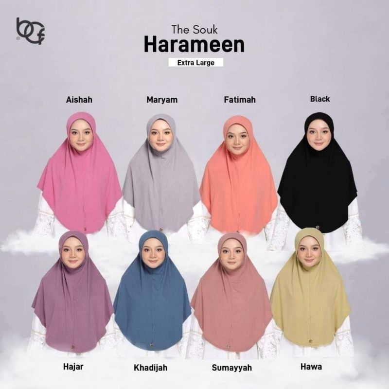 Tudung Souk Harameen BCF sesuai untuk umrah & haji (tudung sarung ...