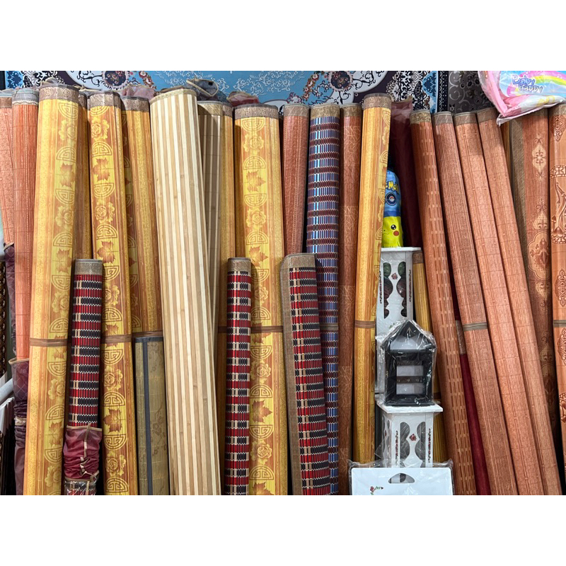 TIKAR BULUH TIKAR BAMBU / Tikar Kayu🔥🔥 | Shopee Malaysia