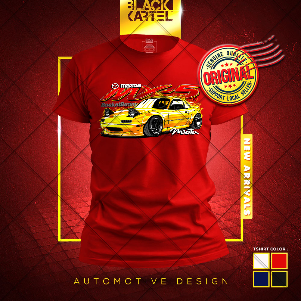 Ready Stock! [ BAJU KERETA / T SHIRT KERETA MAZDA MX5 MIATA ] JDM - Car ...