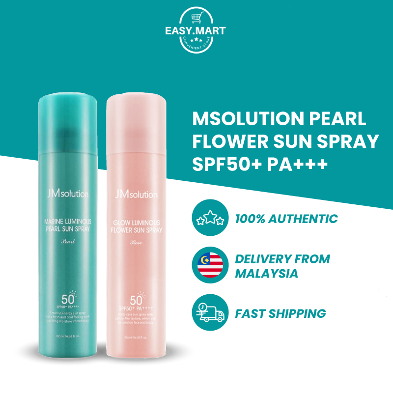 READY STOCK JMsolution Pearl Flower Sun Spray SPF50+ PA+++ 180ML Sunscreen Sunblock Skincare 防晒 ...