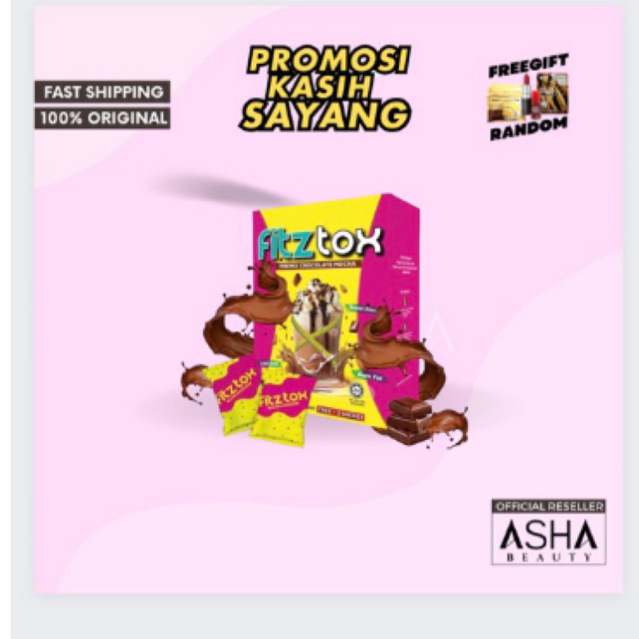 FITZTOX MINUMAN KURUS SEDAP FITZ TOX FIT TOX ASHA BEAUTY | Shopee Malaysia