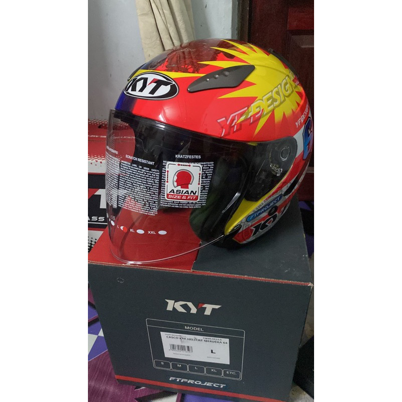 KYT HELLCAT MERDEKA 64 FULL PACKAGE | Shopee Malaysia