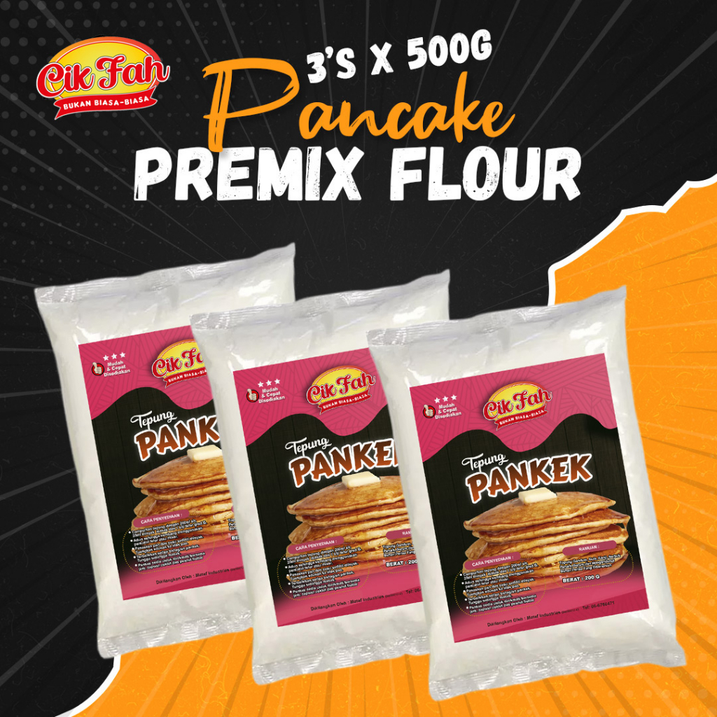 Tepung Pancake Segera 500g x 3 | Shopee Malaysia