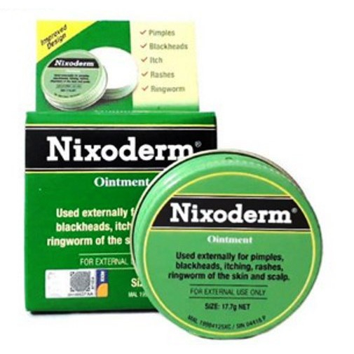 NIXODERM OINT 17.7G / 5.34G Used externally for pimples, blackheads ...