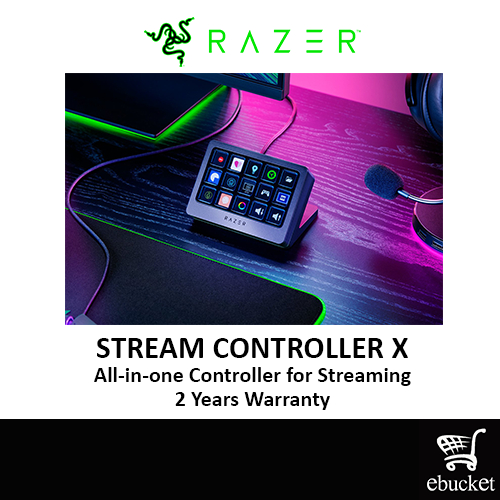 RAZER STREAM CONTROLLER X All-in-one Controller for Streaming (RZ20 ...