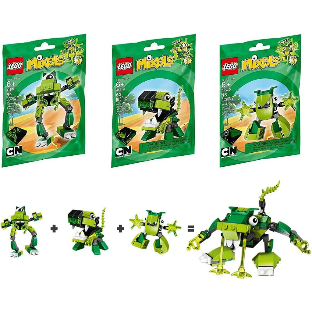 Lego Mixels Series 3 41518 Glomp 41519 Glurt 41520 Torts Original | Shopee Malaysia