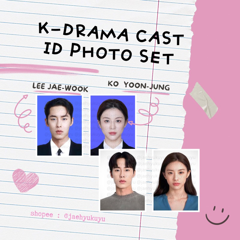 [NEW] ID PHOTO SET K-DRAMA MAIN CAST ACTOR Cheer Up All of Us Are Dead ...