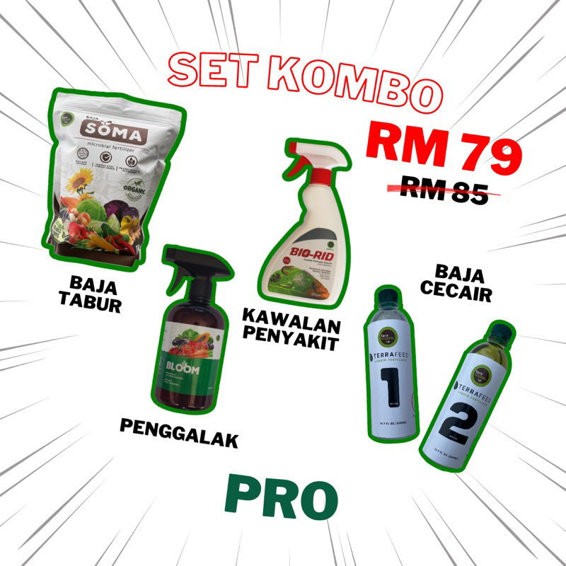 FARA ORGANIC - SET KOMBO lengkap tanaman baja pokok organik | Shopee Malaysia