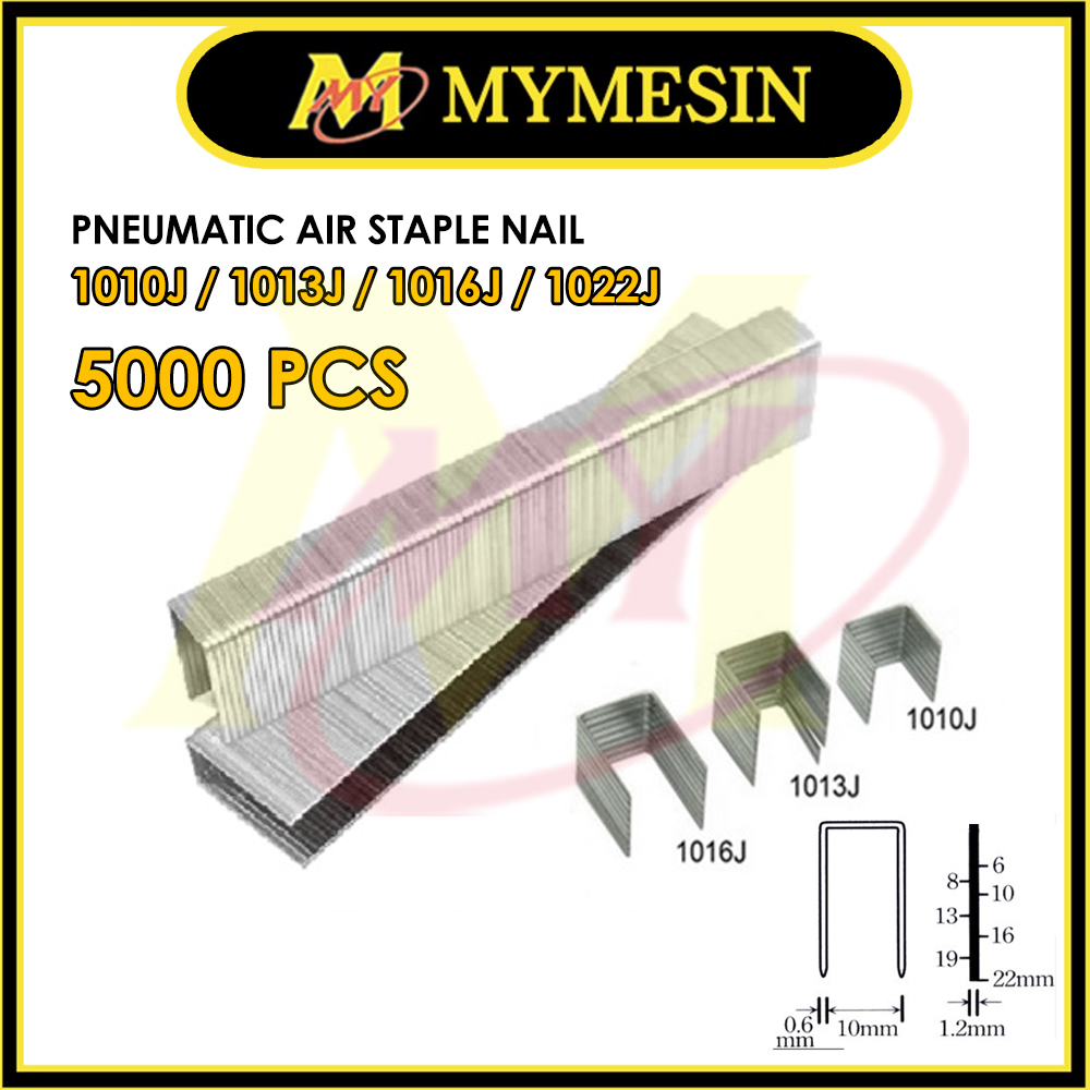 MY Staples Nail for 1010J / 1013J / 1016J / 1022J Air Stapler Pneumatic ...