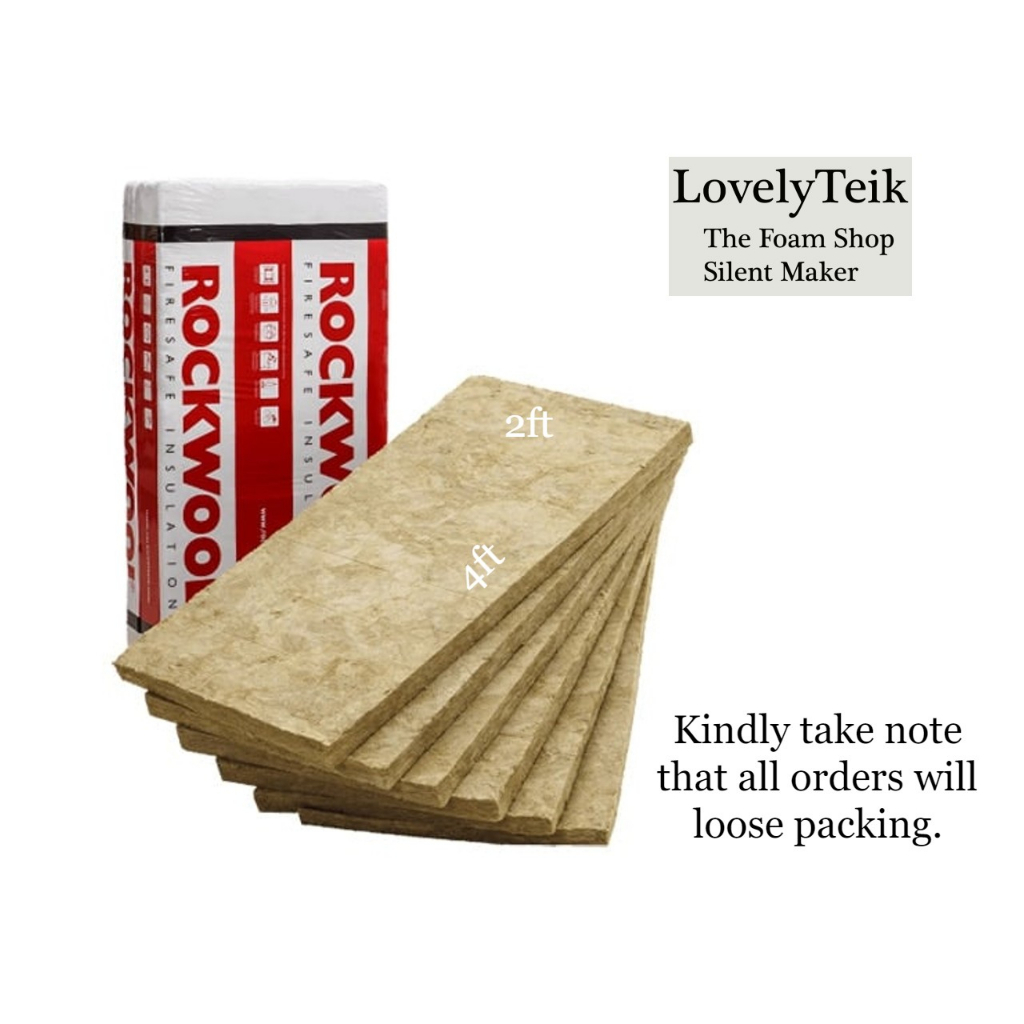60kg/m3 Rockwool Sound Proof Acoustic Rock Wool Heat Insulation Mineral ...