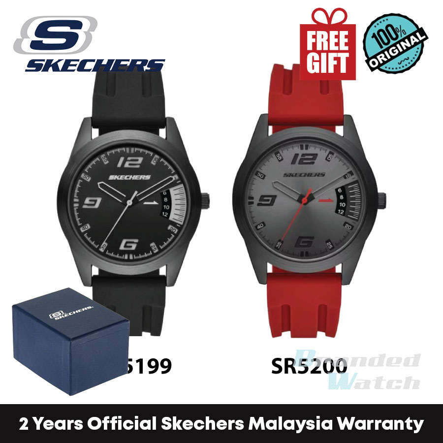 [Official Warranty] Skechers Men's SR5199 SR5200 Reseda Metal Case ...