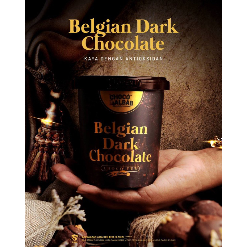 CHOCO ALBA (BELGIAN DARK CHOCOLATE) | Shopee Malaysia