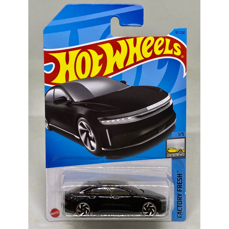 Hot Wheels LUCID AIR Black Lucid Motors Luxury EV Electric Vehicle 1/64 ...