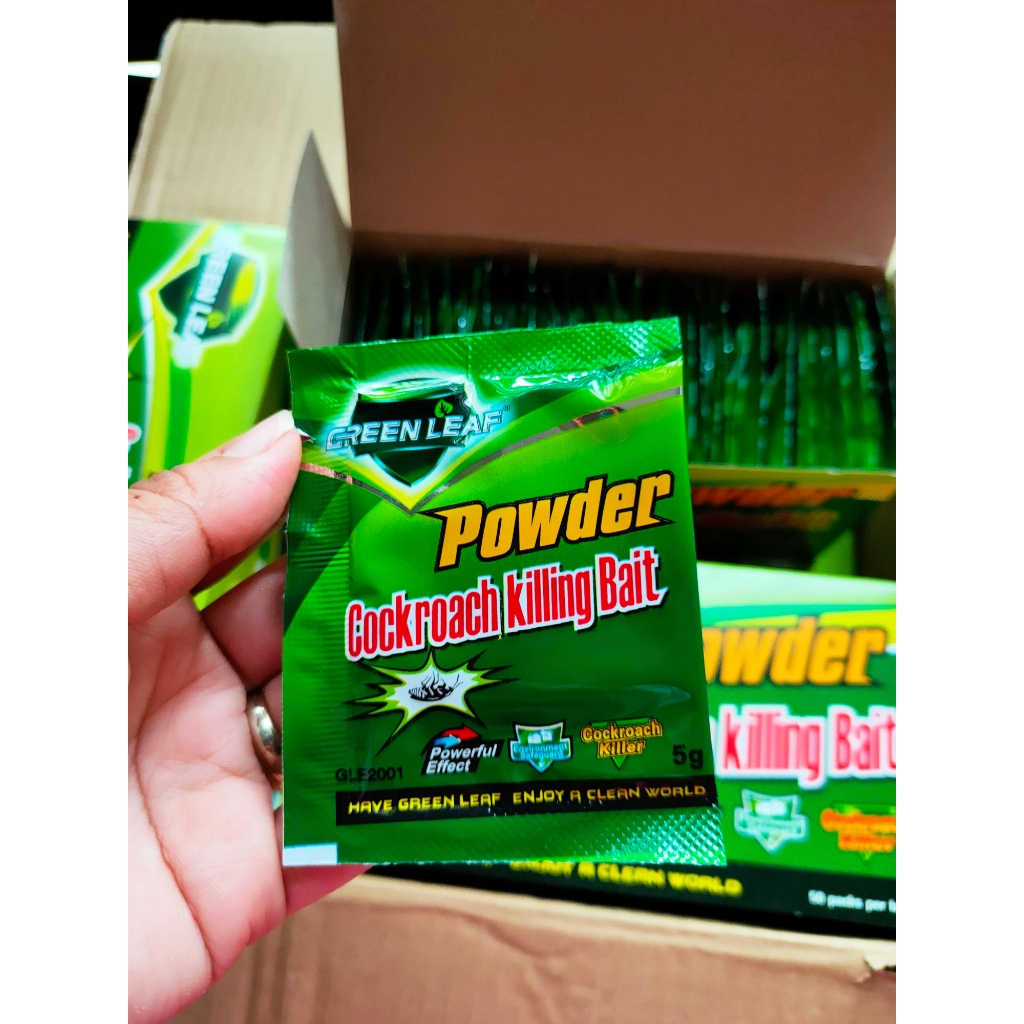 【READY STOCK 】Green Leaf Cockroach Killing Bait Powder/ Ubat Bunuh ...