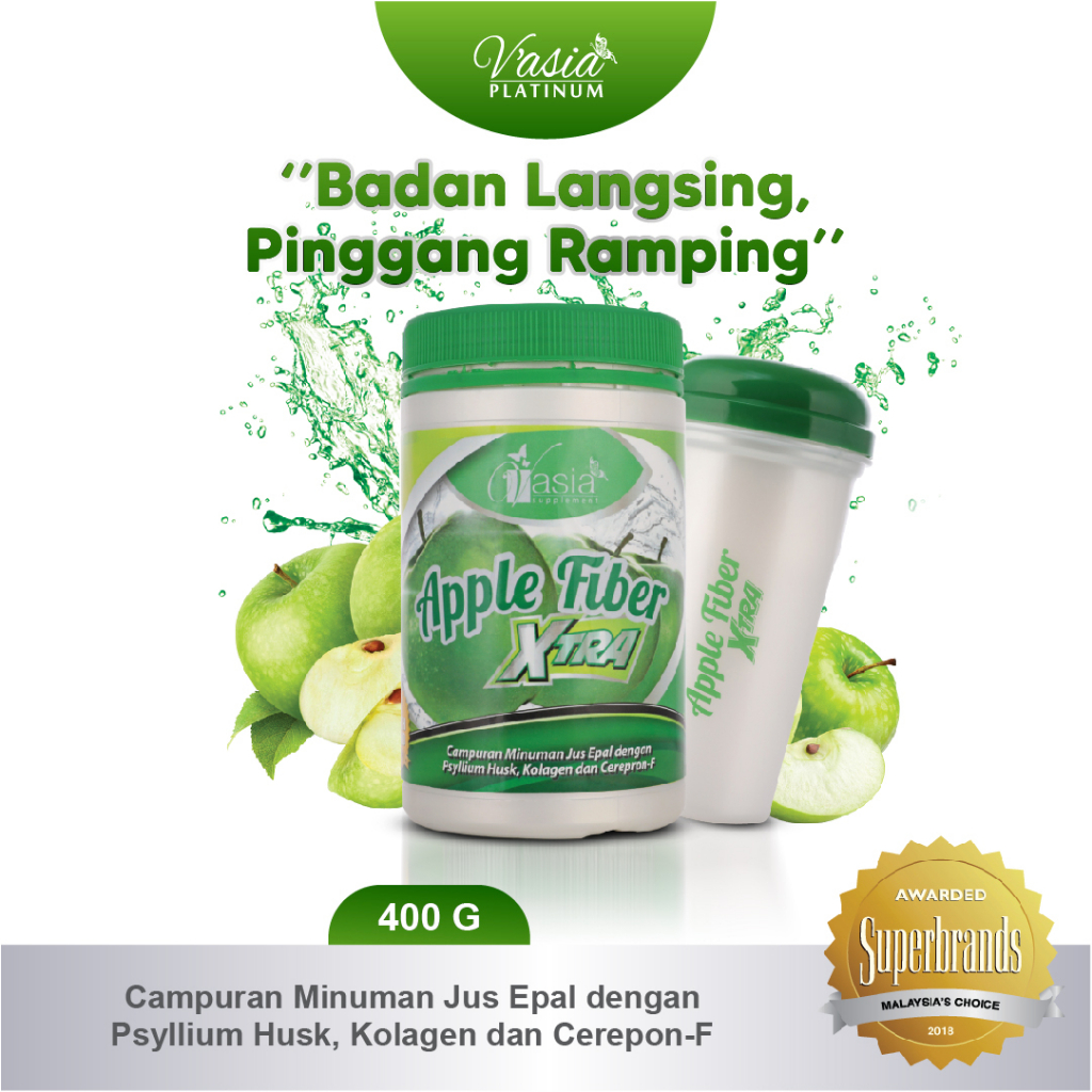 V'ASIA APPLE FIBER XTRA - Jus Khusus Langsing Perisa Epal | Shopee Malaysia