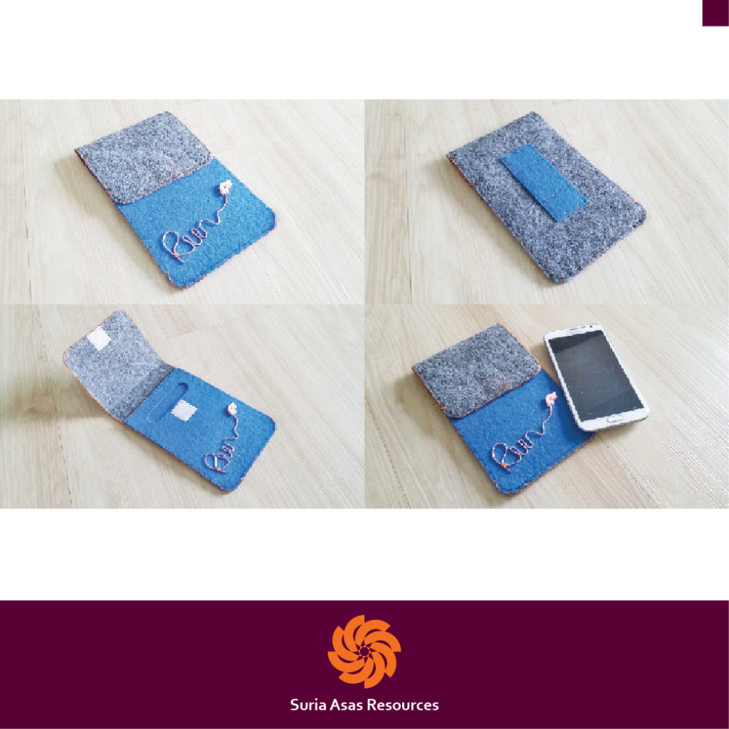 RBT Projek Kit Beg Penyimpanan Telefon Bimbit 手机套一针一线的温暖 Darjah 5 ...