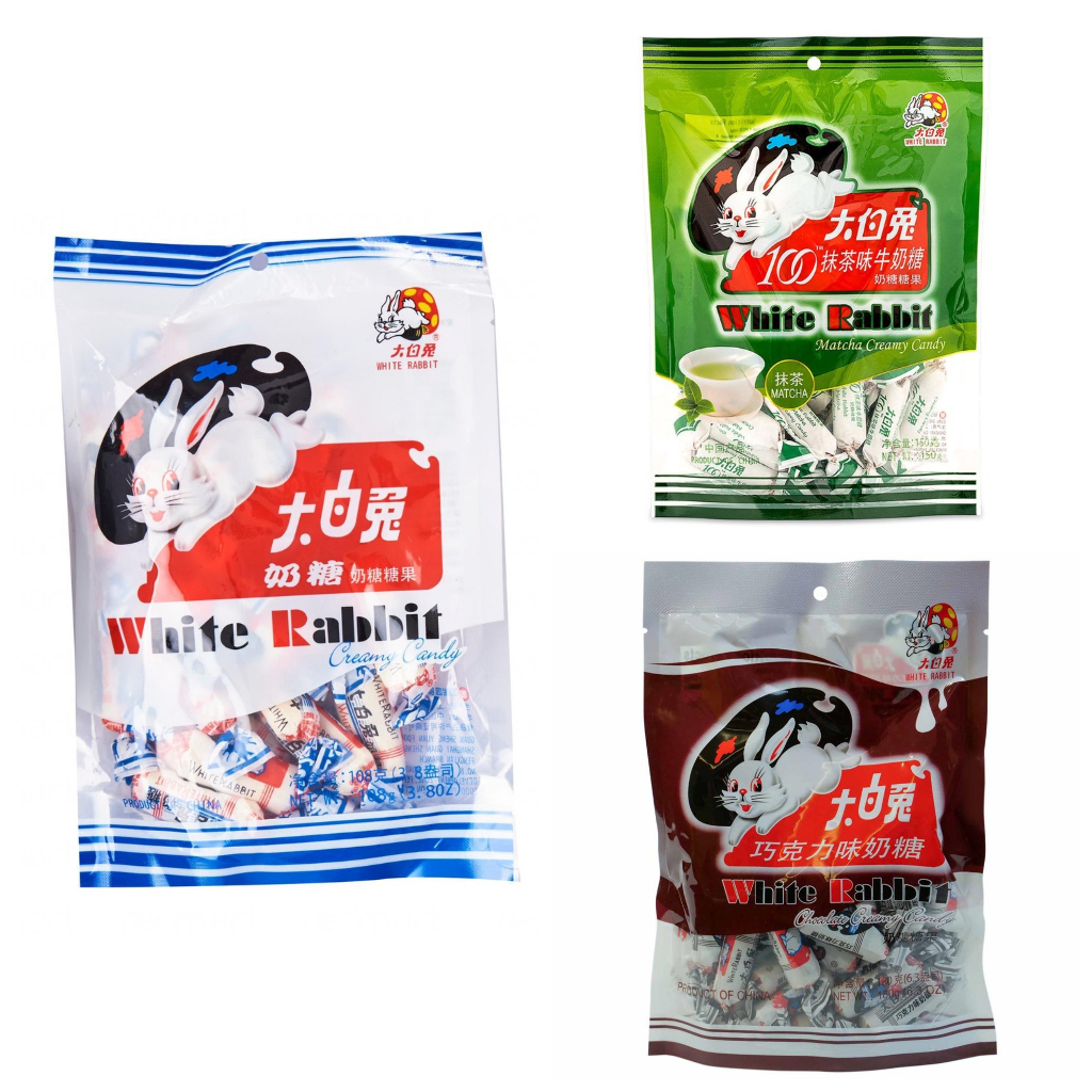 White Rabbit Creamy Candy [108g / 180g] Matcha / Chocolate 150g ...