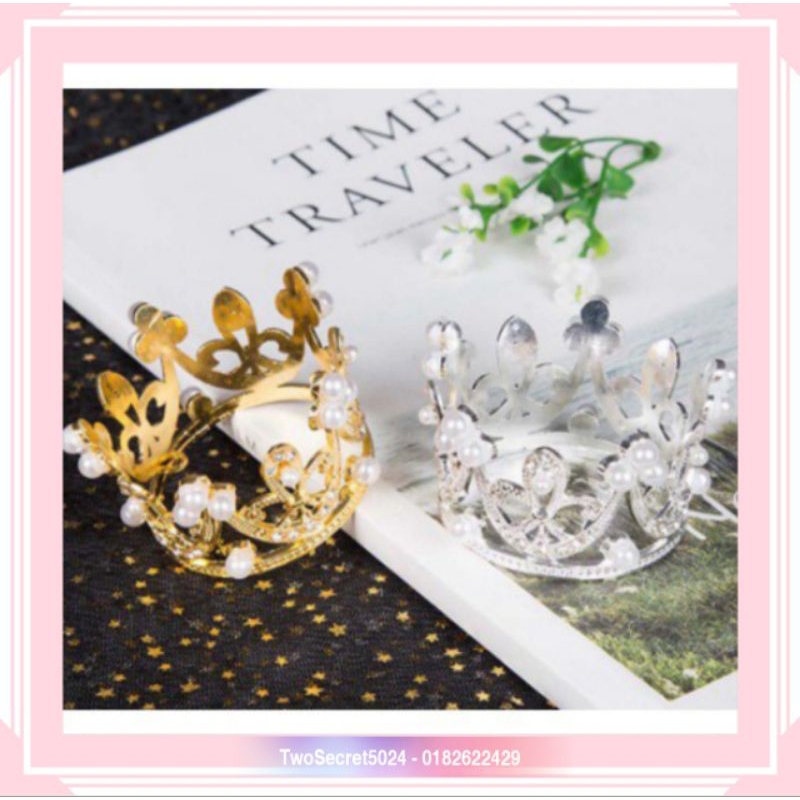 Twosecret 5024 BB kek hiasan Crown happy birthday welding flower ...