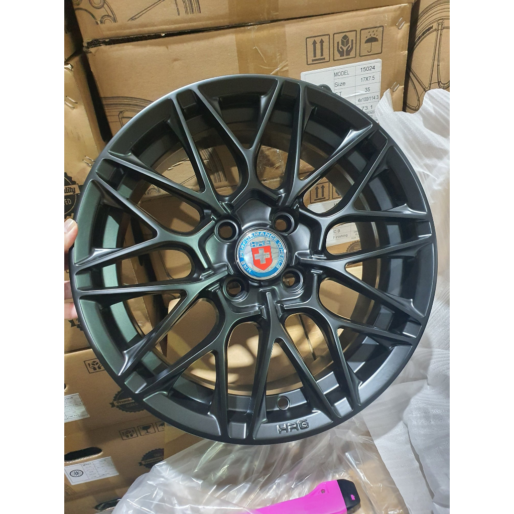 HRE Sport Rim 15Inch 15x6.5 4x100 ET35 RIM BARU MATT BLACK (FLOW ...