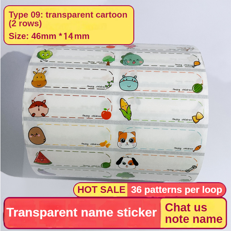 Customize Name Stickers Name Tag Waterproof Personalized Cute Labels ...