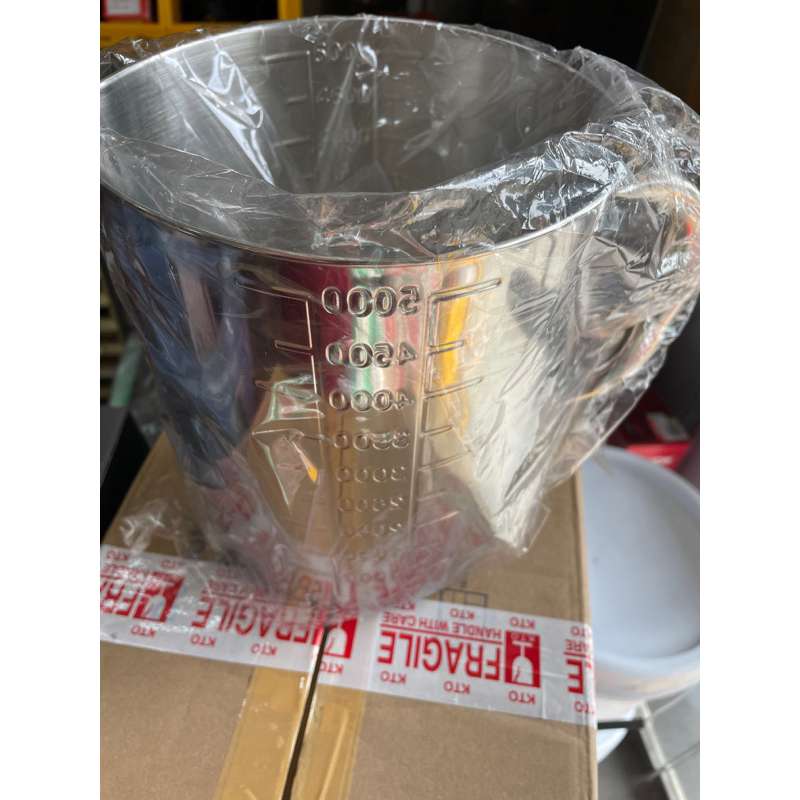 MAGNATE STAINLESS STEEL MEASURING JUG 5000ml / 5liter | Shopee Malaysia