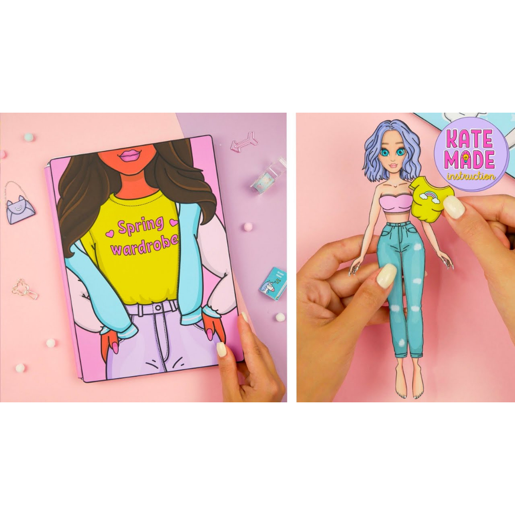 PDF] Paper House Spring Wardrobe Printable Preschool Kids Activity ...