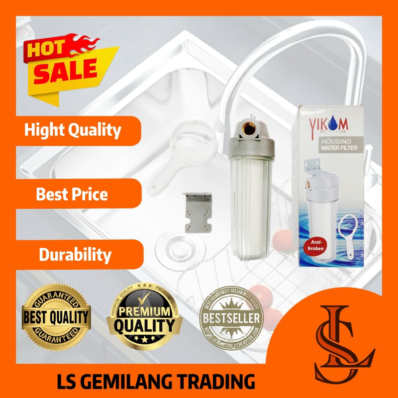 YIKON ANTI BROKEN HOUSING WATER FILTER HOUSE WATER FILTER IN DOOR OUT ...