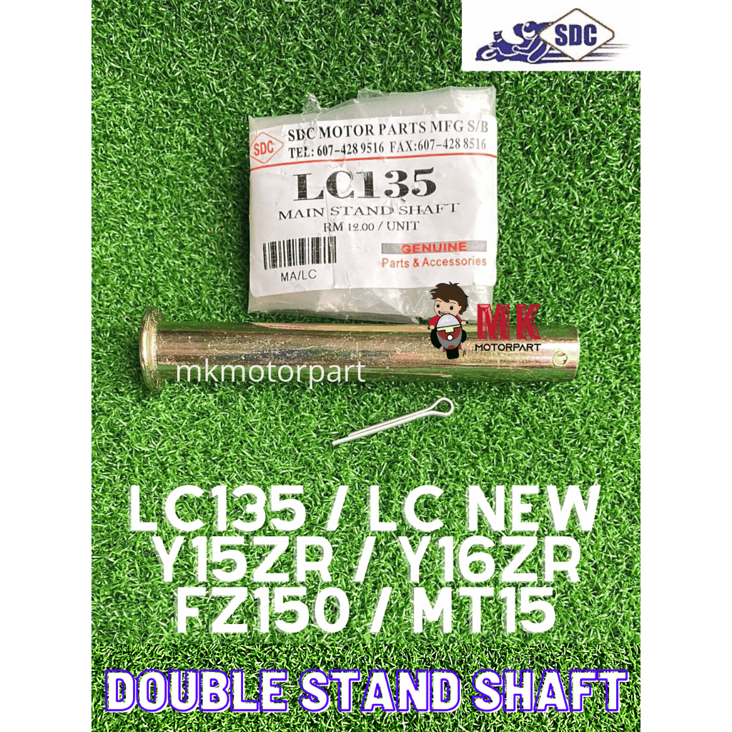 (Free Pin) SHAFT Main Stand Yamaha LC135 LC2 Y15zR Y16zR FZ150 MT15 ...