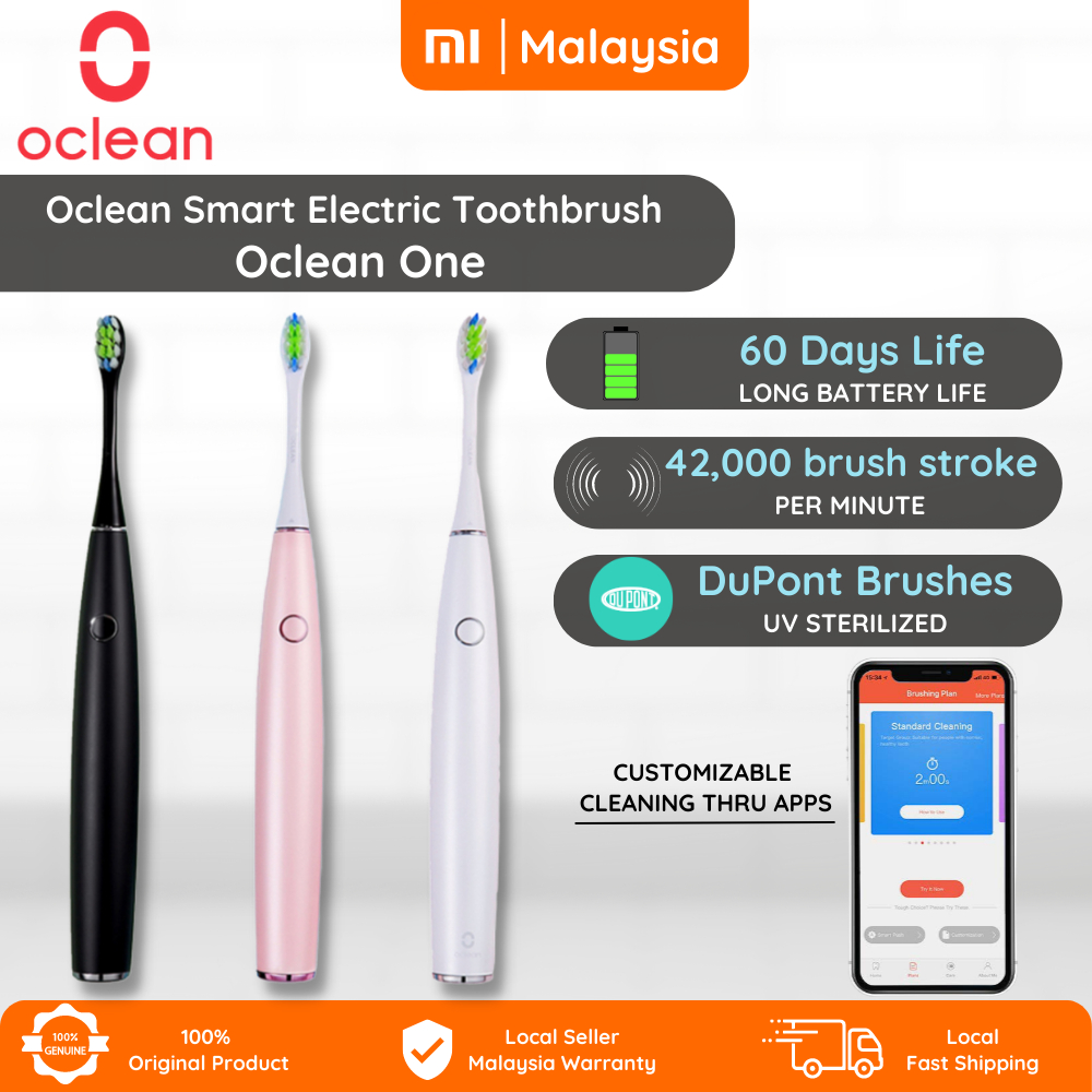 Oclean One Smart Sonic Electric Toothbrush | Built-in gyroscope | Ultra-fast wireless charging ...