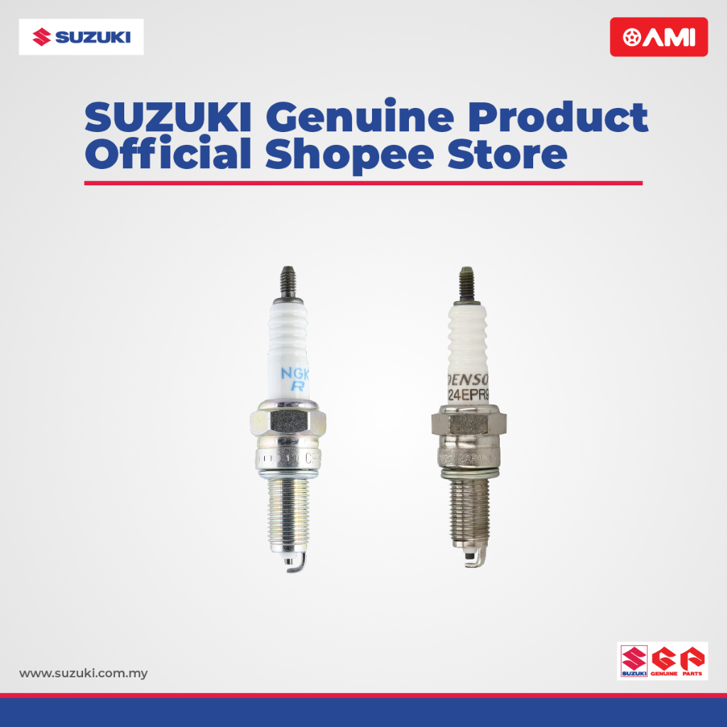 Suzuki Spark Plug NGK (MR8E-9) & Denso (U24EPR9) Genuine Parts | Shopee Malaysia