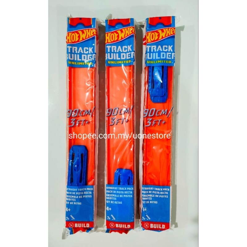 Original Hot Wheels Track Builder Unlimited Straight Track Asst 90cm ...