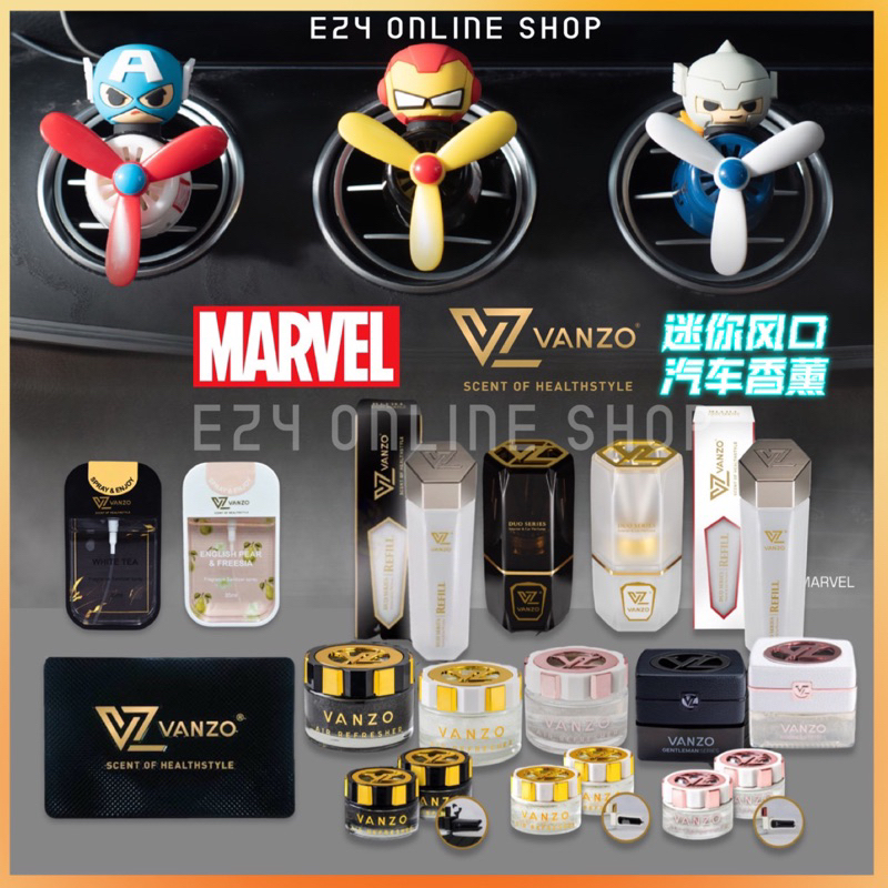 Vanzo Car Perfume Full Range Vanzo Car Air Freshener Penyaman Udara ...