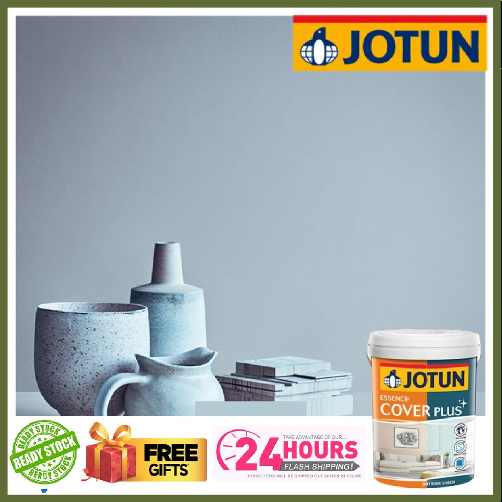 JOTUN 5L 5225 LAKE VIEW ESSENCE COVER PLUS SHEEN & MATT/INTERIOR WALL PAINT /CAT BOLEH CUCI ...