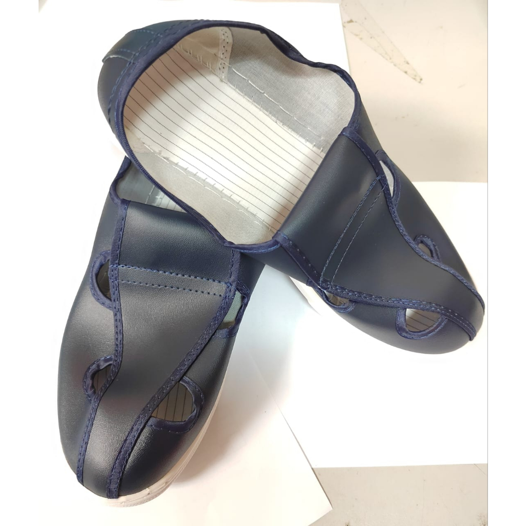 ESD Clean Room Shoe Antistatic PU Shoes 4 holes Kasut four eye ...