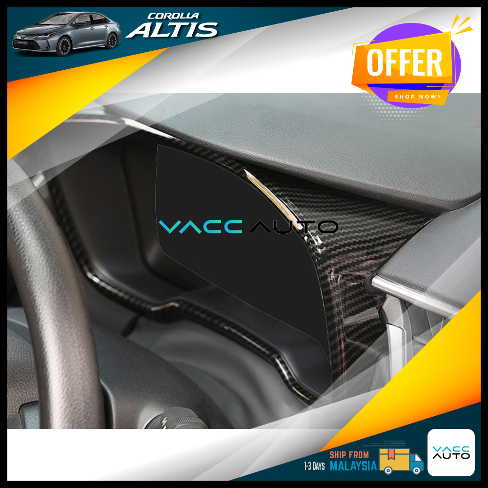 Toyota Altis E210 (2021 - 2025) Meter Lining Carbon Fiber Design Trim ...