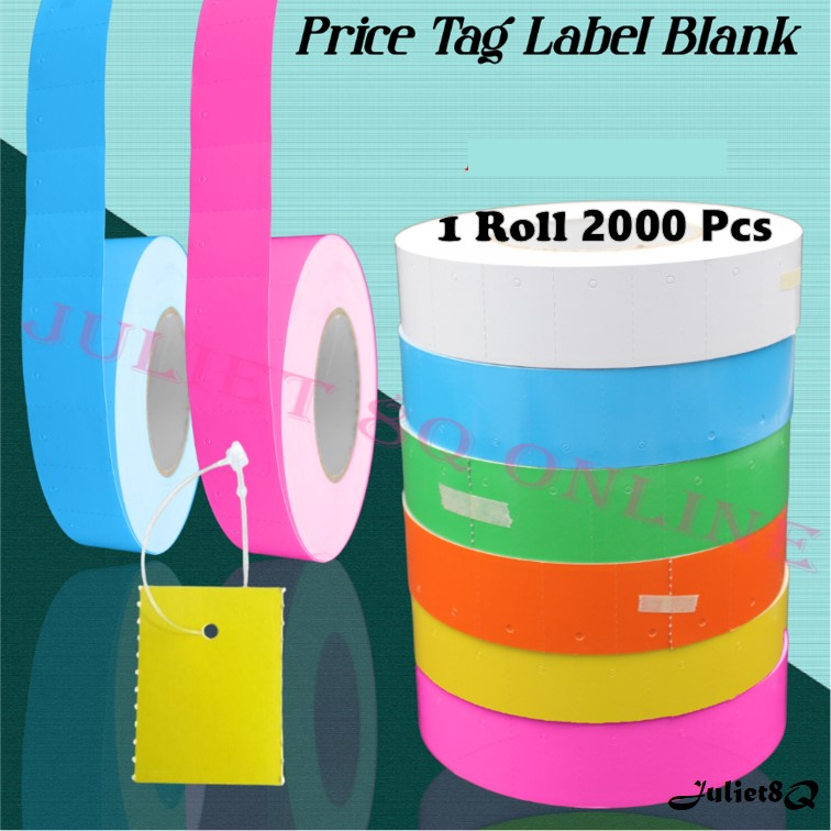 2000pcs Price Tag Label Hang Label With Color | Shopee Malaysia