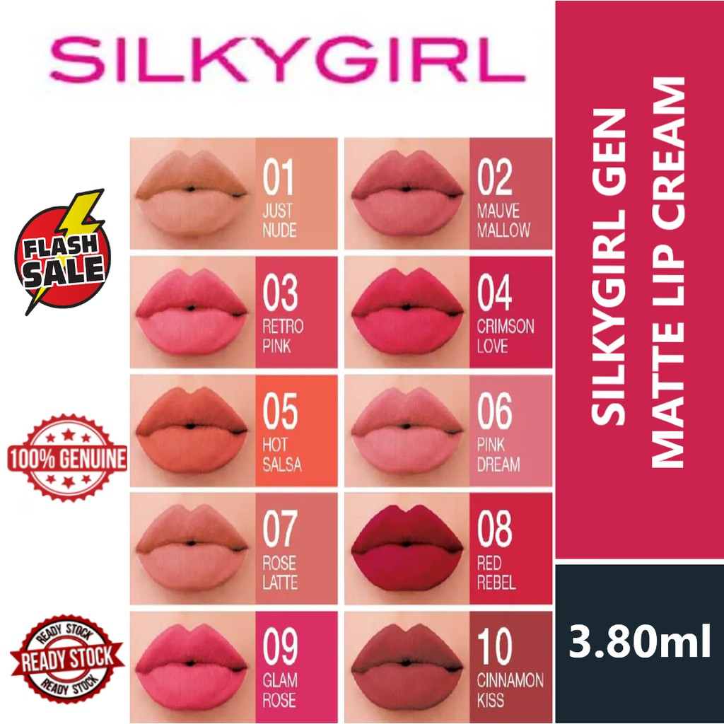SILKYGIRL Gen Matte Lip Cream | Shopee Malaysia